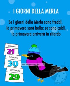 Giorni della merla proverbio - Lavoretti Creativi