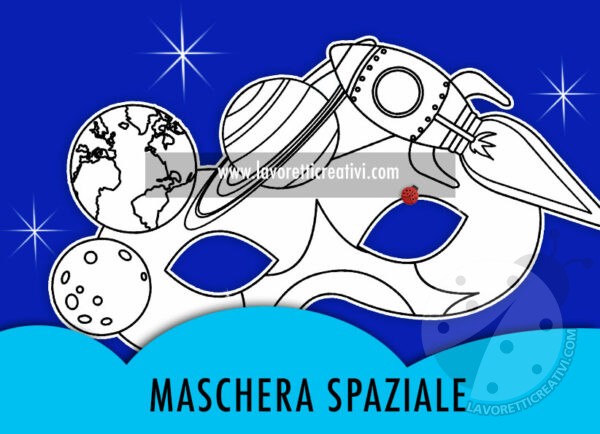Maschera di Pantalone da colorare - Lavoretti Creativi