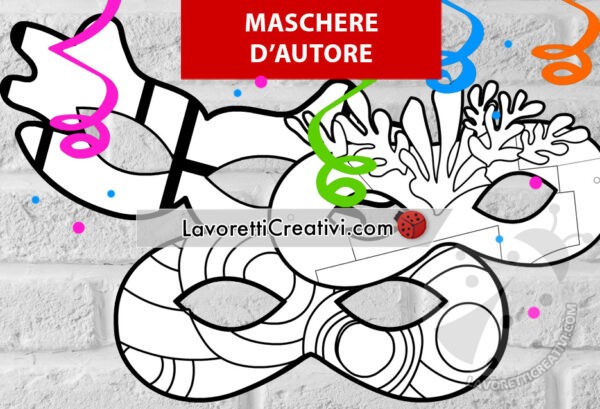 Maschera di Pantalone da colorare - Lavoretti Creativi