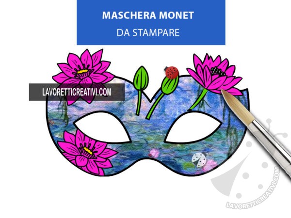 Maschera di Pantalone da colorare - Lavoretti Creativi