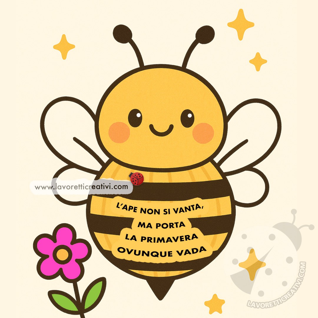 Ape disegno - Lavoretti Creativi
