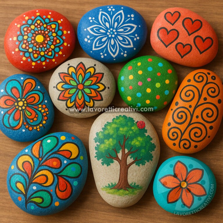 Sassi dipinti - Lavoretti Creativi