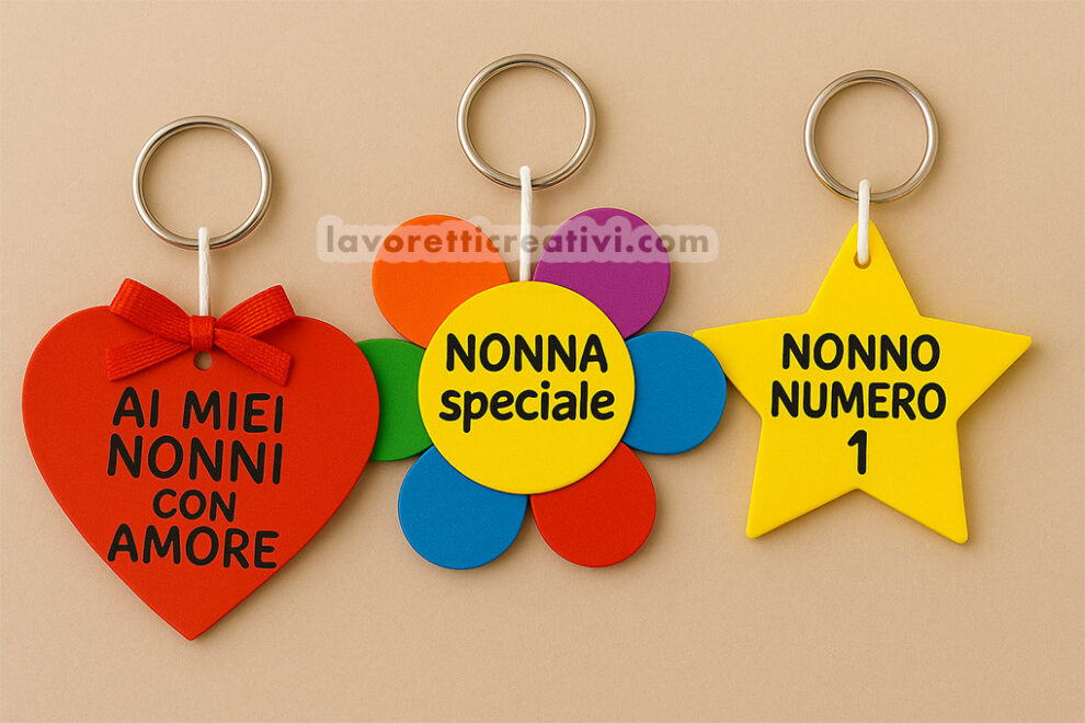 Cuori fai da te per nonni da stampare e colorare - Lavoretti Creativi