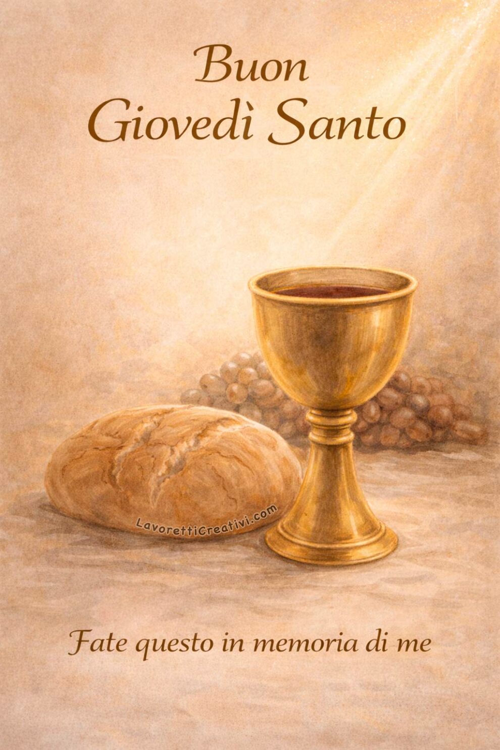 Immagini Giovedì Santo - Lavoretti Creativi